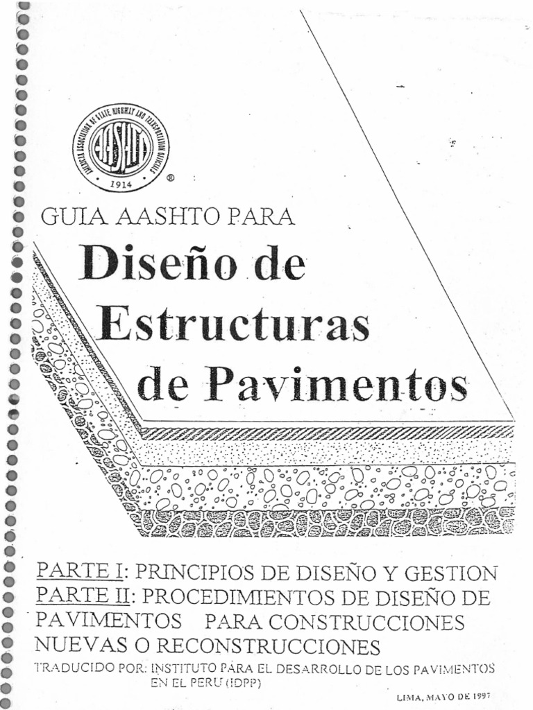 Guia AASHTO 93 Version en Español | Descargar gratis PDF | Diseño ...