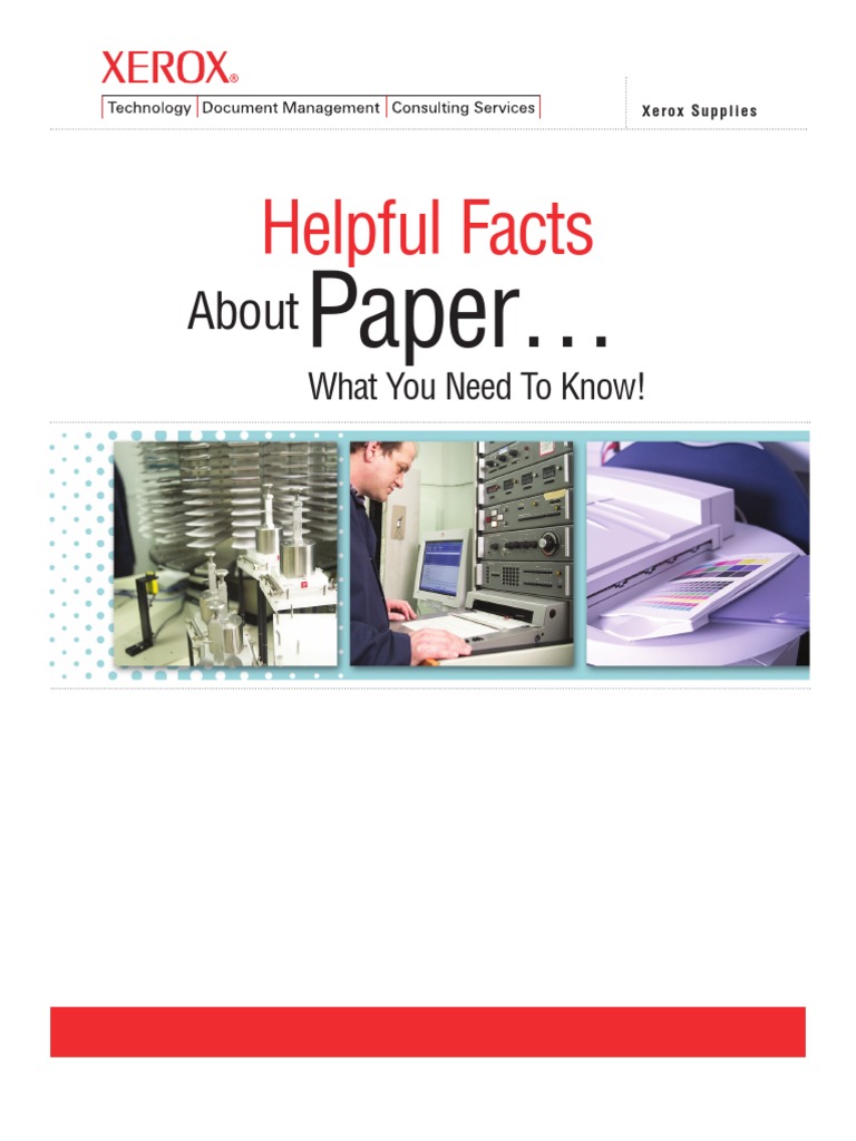 Helpful Facts About Paper - What You Need To Know! | PDF | Paper ...