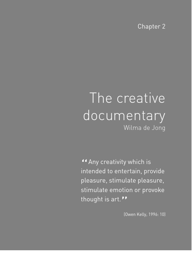 Creative Documentary | PDF | Documentary Film | Mass Media
