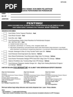 4.SENARAI SEMAK DOKUMEN BAGI TUJUAN PENGESAHAN PELANTIKAN (e-PROPER) | PDF