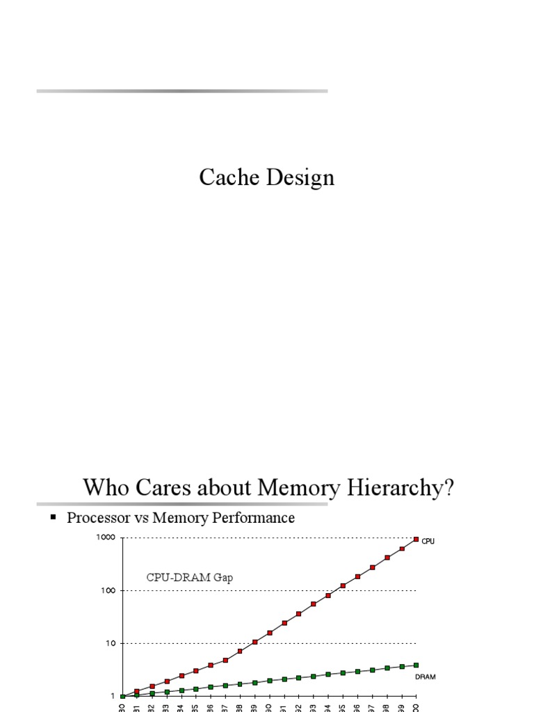Cache Design | PDF | Cpu Cache | Random Access Memory