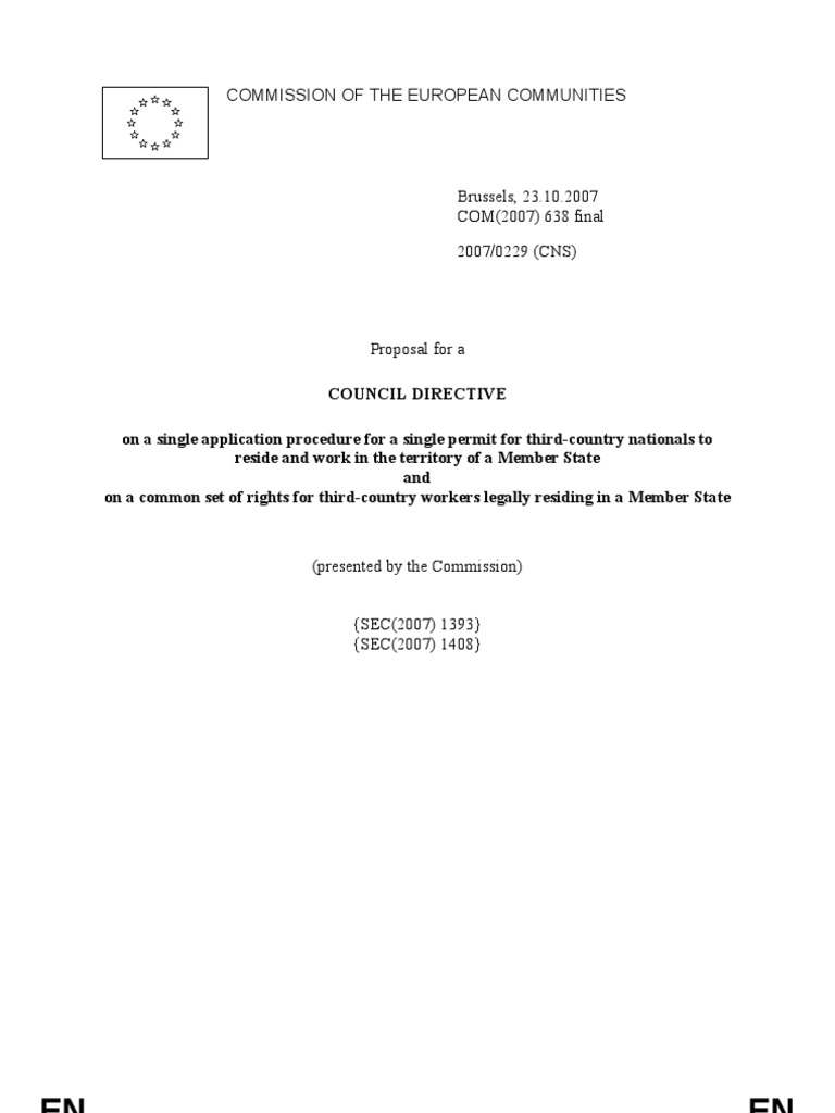EU Regulations Document 1 | PDF | Member State Of The European Union ...