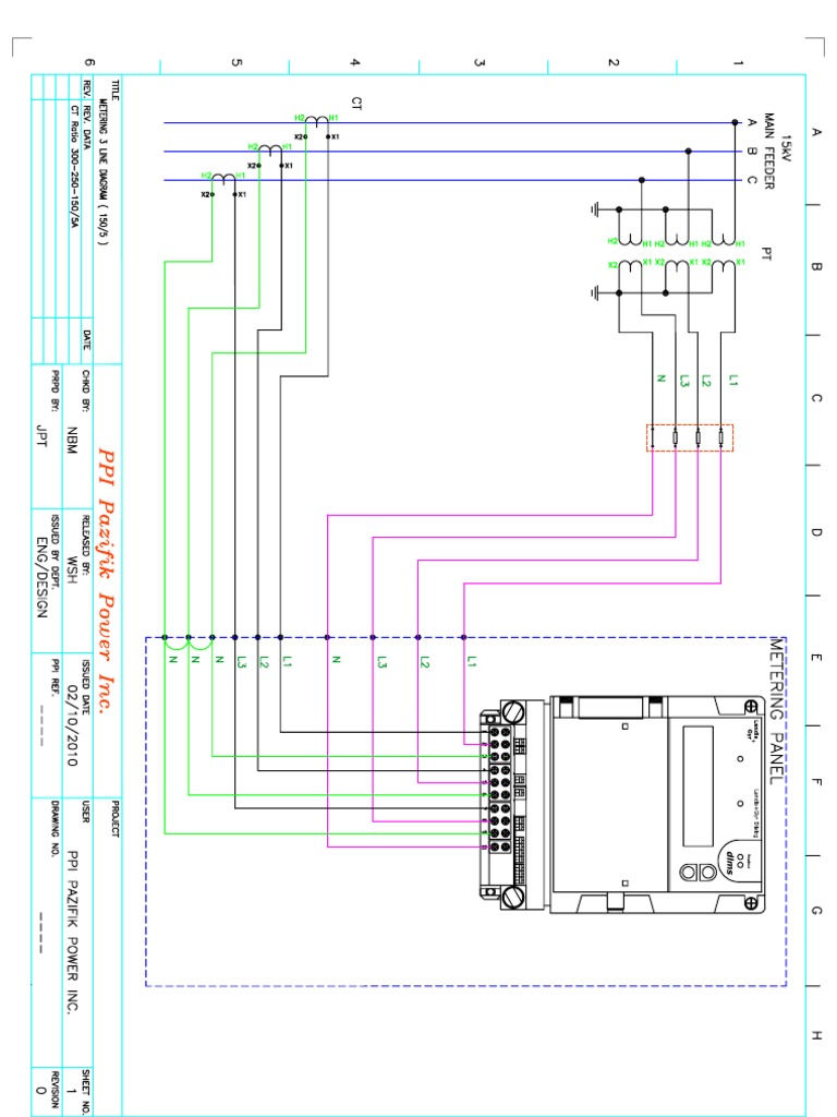 CT Wiring Diagram 150 5 | PDF