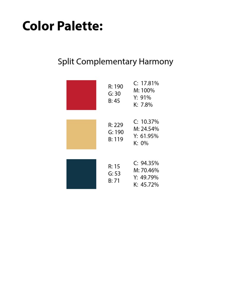 Oscar Best Picture Color Palette Guide | PDF