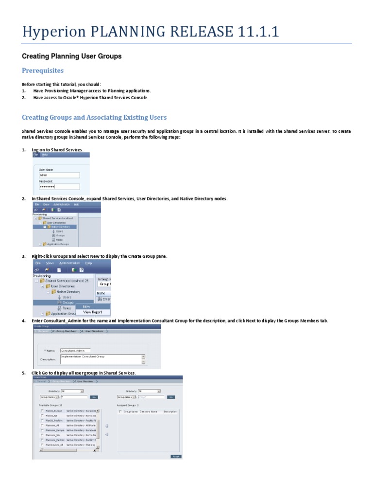 Practice Oracle Hyperion Planning 11-1-2 2 | PDF | Oracle Database | Databases