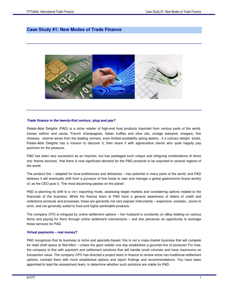 2 New Modes of Trade Finance | PDF | Option (Finance) | Retail