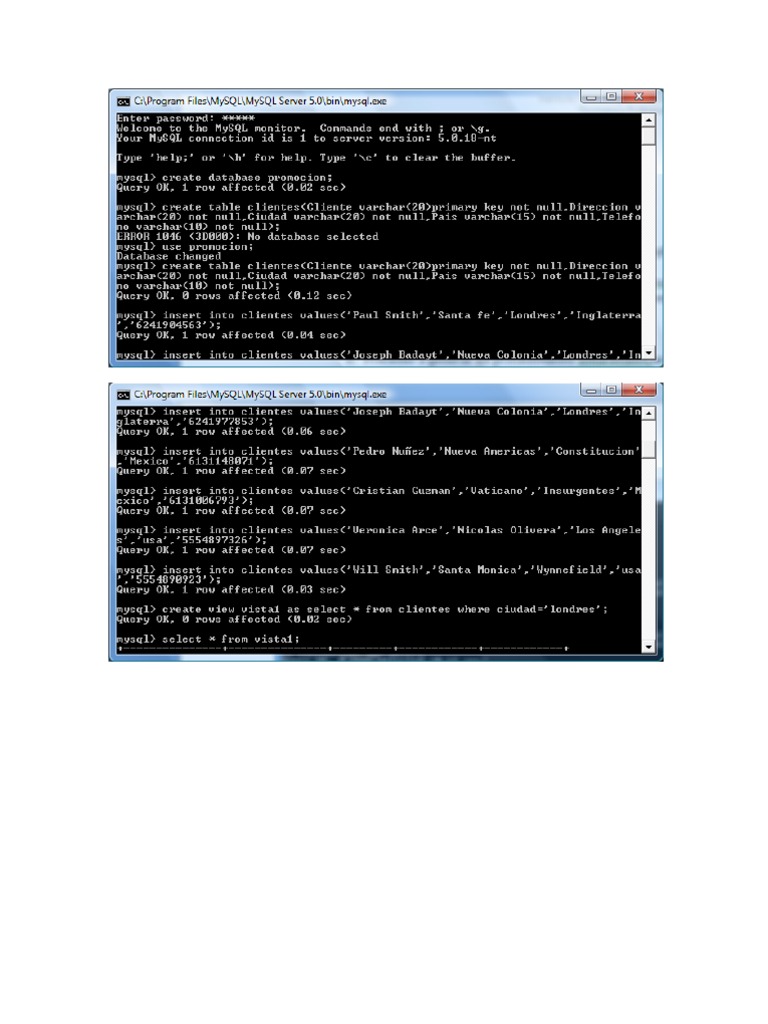 Practica y Investigacion TRIGGER O DISPARADORES EN MYSQL (Pedro) | PDF | Software de gestión de ...