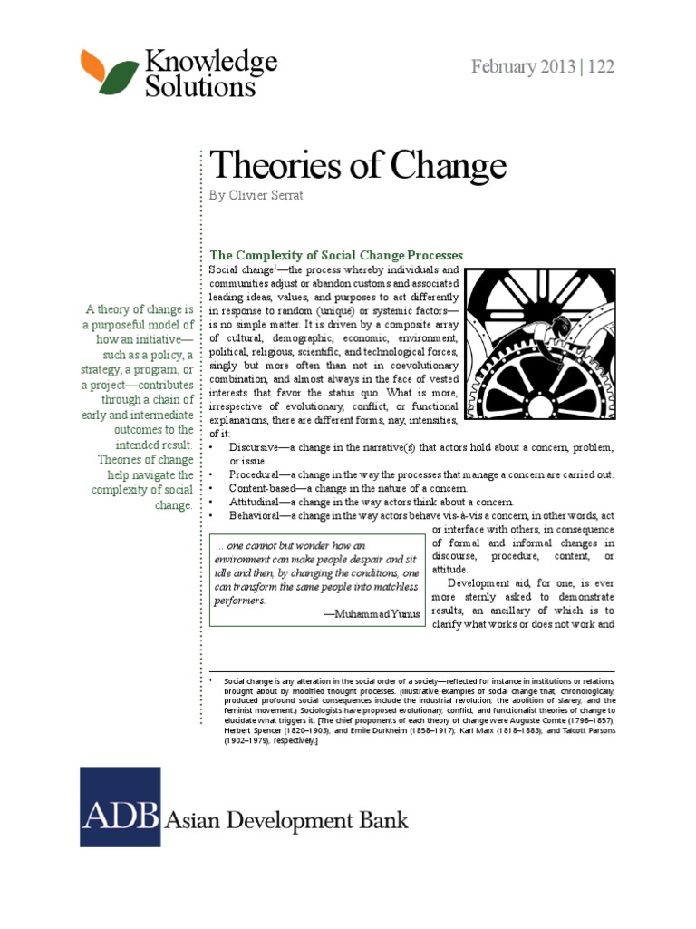 Theories of Change | PDF | Cognition | Epistemology