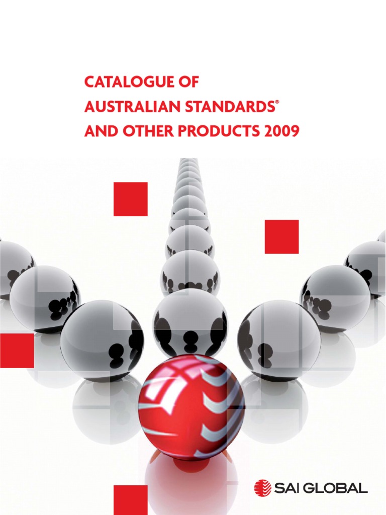Australian Standards Catalogue 2009 | PDF
