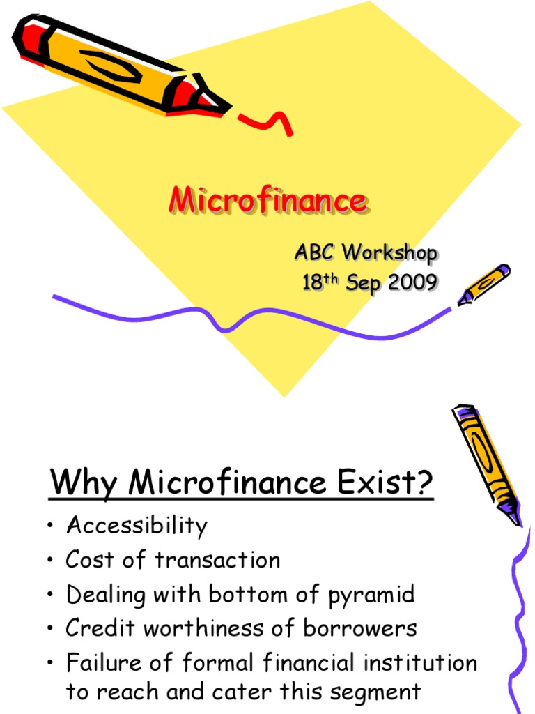 Micro Finance Basics | PDF | Microfinance | Microcredit