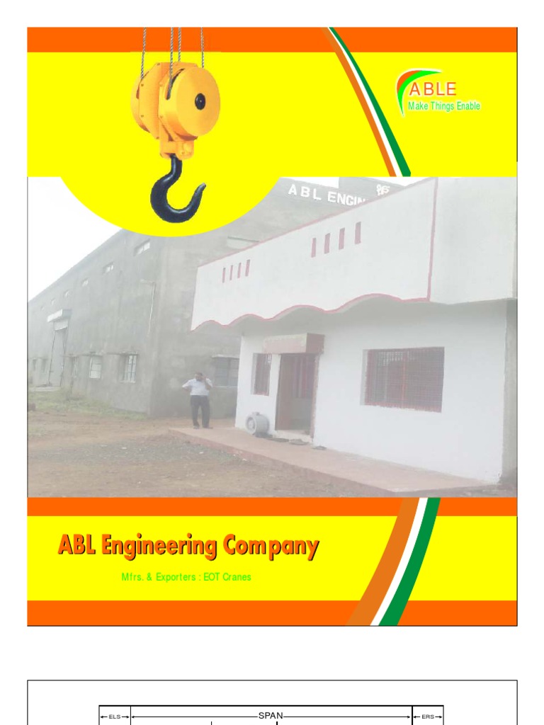 EOT Cranes | PDF | Crane (Machine) | Industries