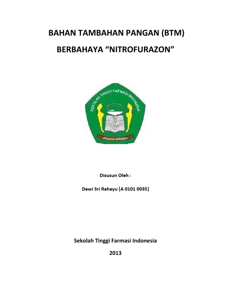 NITROFURAZON | PDF | Memasak, Makanan, & Anggur | Kesehatan Holistik