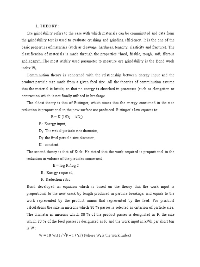Grindability Test | PDF | Anthracite | Lignite