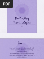 Bar Service Standards and Sequence of Service | PDF | Bar | Drink