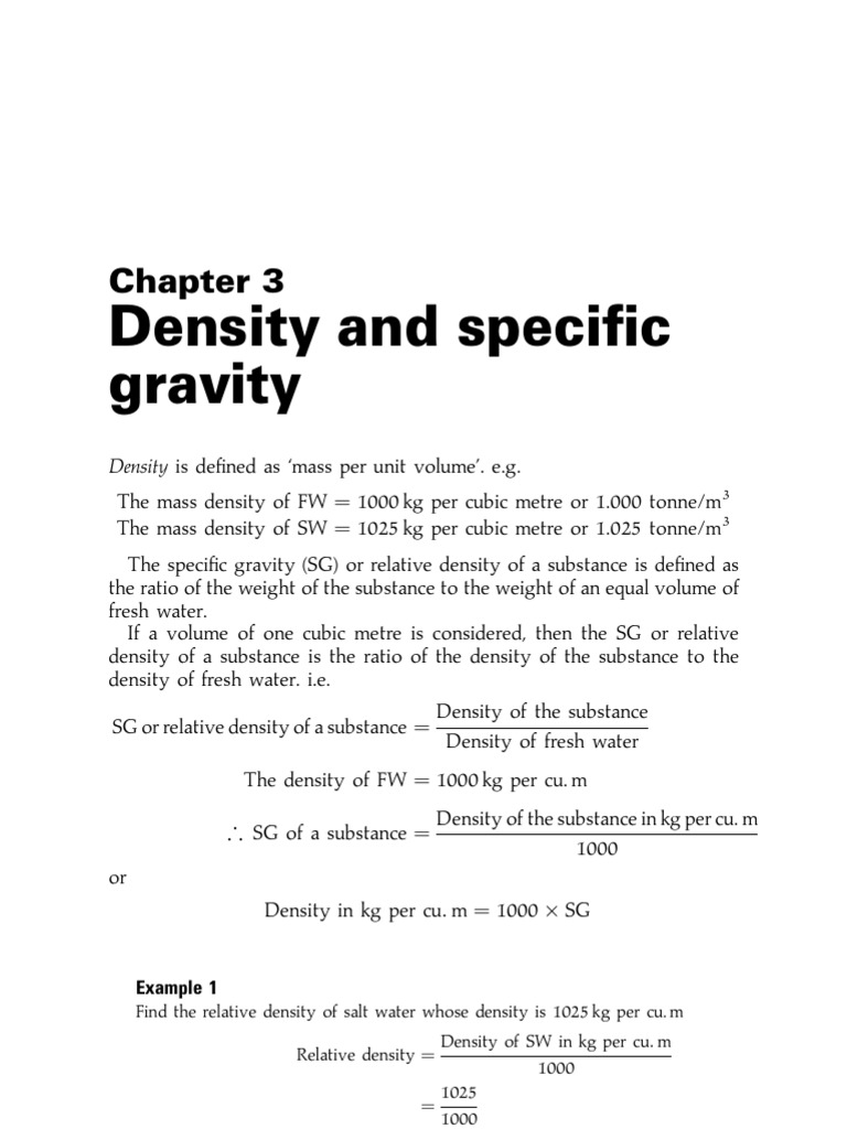 Stab 003 | PDF | Density | Kilogram