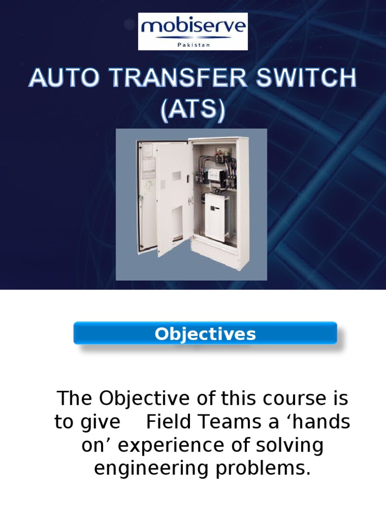 ATS Presentation | Switch | Relay