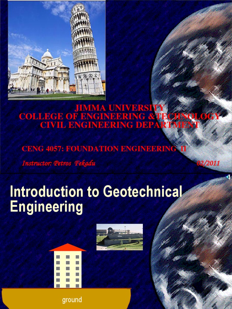 Intro Geo | PDF | Geotechnical Engineering | Deep Foundation