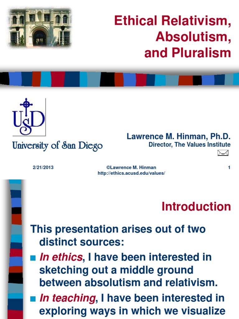 Relativism (PPT) | Relativism | Value (Ethics)