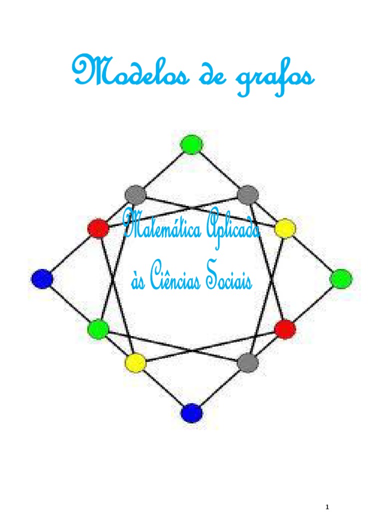 Modelos de Grafos | PDF | Teoria dos Gráficos | Vértice (teoria dos gráficos)