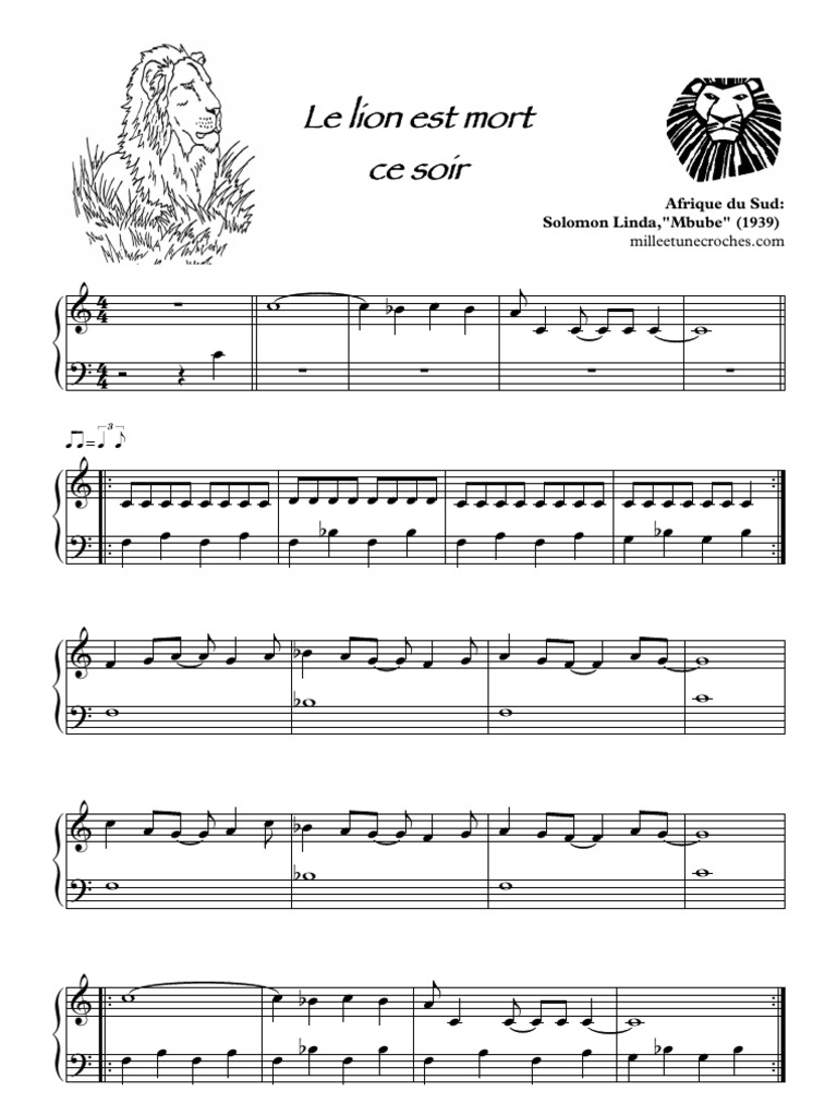 Le Lion Est Mort Ce Soir | PDF