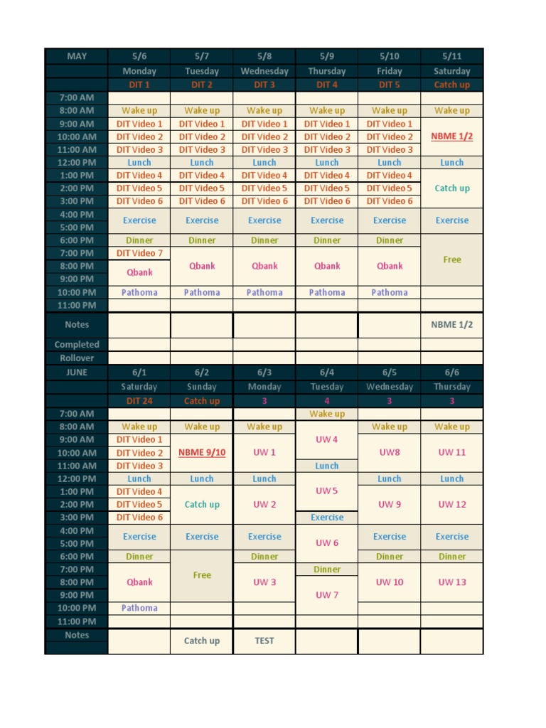 Step 1 Schedule | PDF | Sports | Leisure