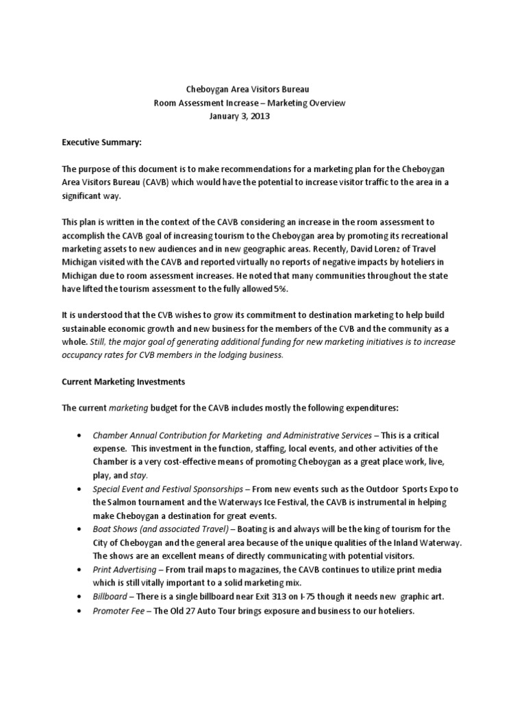 CAVB Marketing | PDF | Michigan | Advertising
