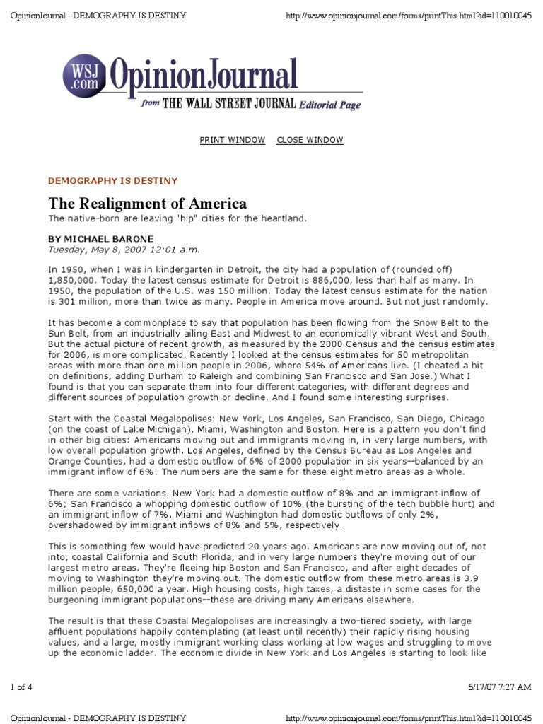 Demography Is Destiny | PDF | Democratic Party (United States ...