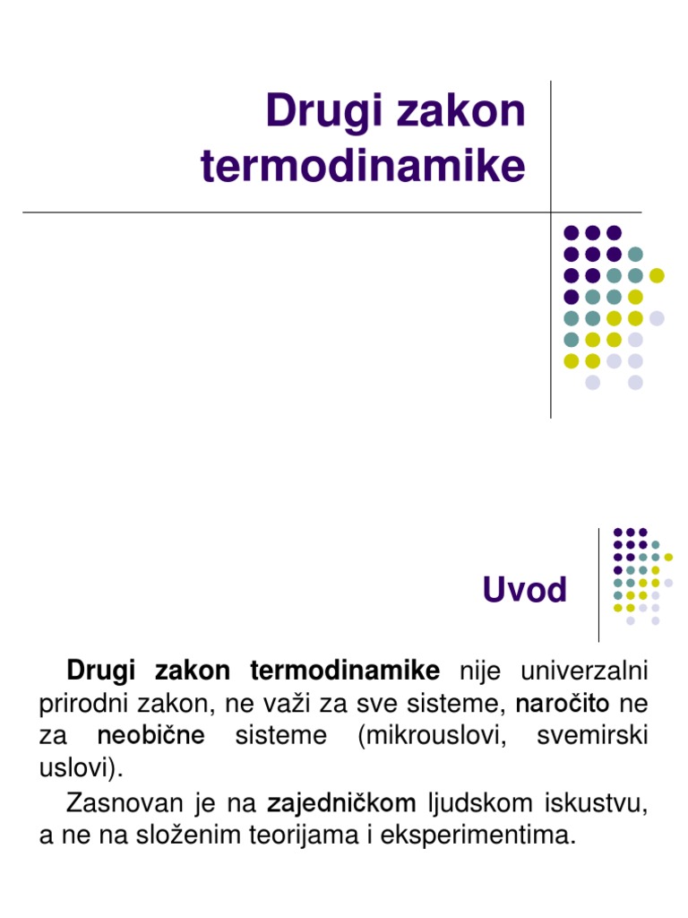 3 Drugi Zakon Termodinamike | PDF