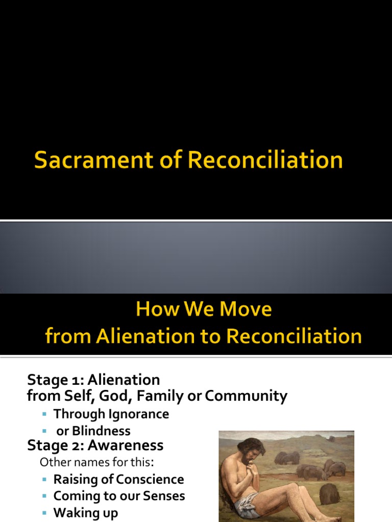 Reconciliation | PDF | Seven Deadly Sins | Christianity