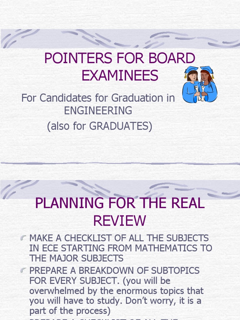 Pointers For Board Examinees Ece | PDF | Communications System ...