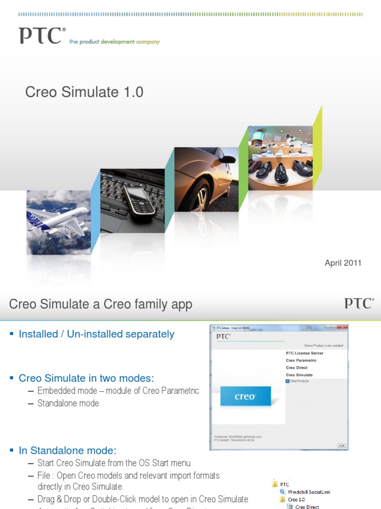 Creo Simulate 1p0 | Thermal Analysis | Command Line Interface