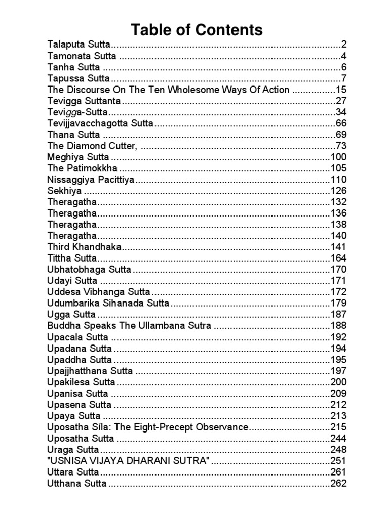Buddhist Suttas and Teachings | PDF | Noble Eightfold Path | Religious ...
