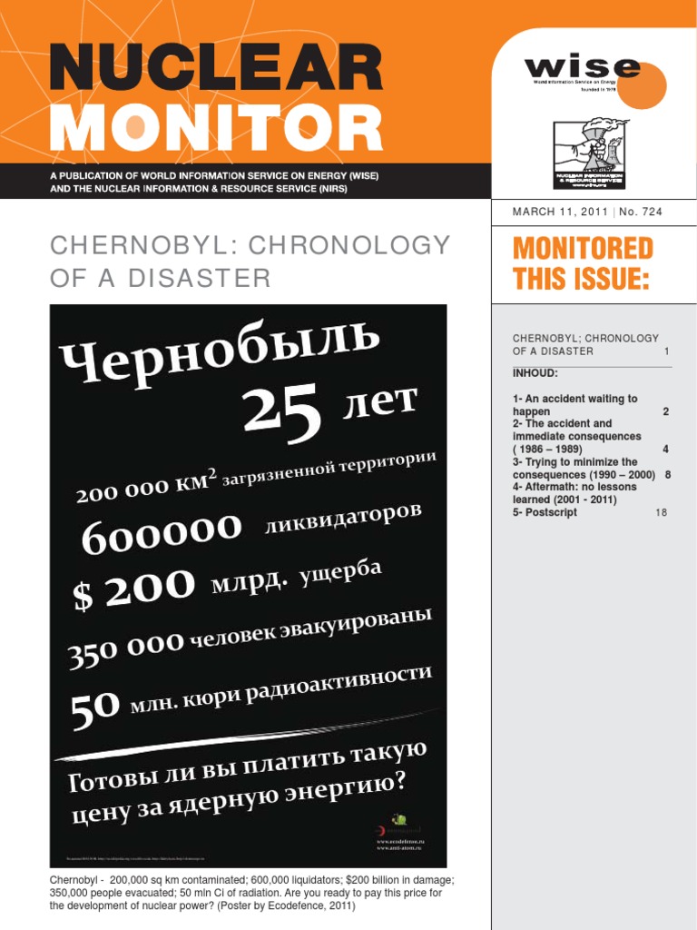 Chernobyl Chronology of A Disaster 1 | PDF | Chernobyl Disaster ...