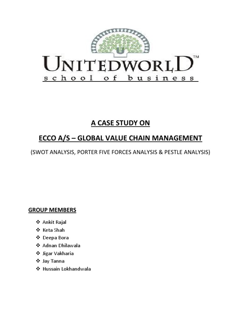 A Case Study On Ecco A/S - Global Value Chain Management: (Swot ...