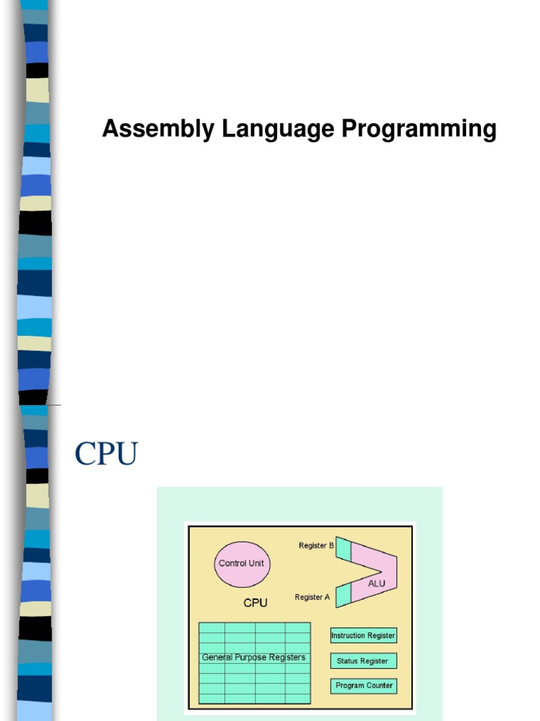 Assembly Language Programming | PDF | Central Processing Unit ...