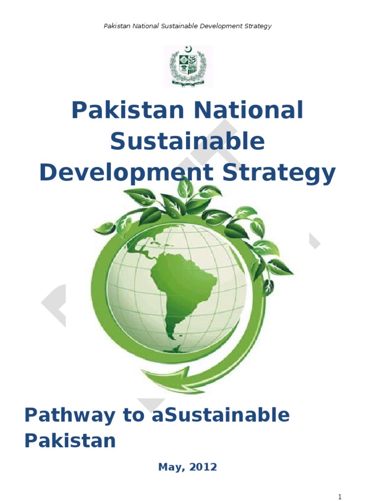 National Sustainable Development Strategy Pakistan - Draft | PDF ...