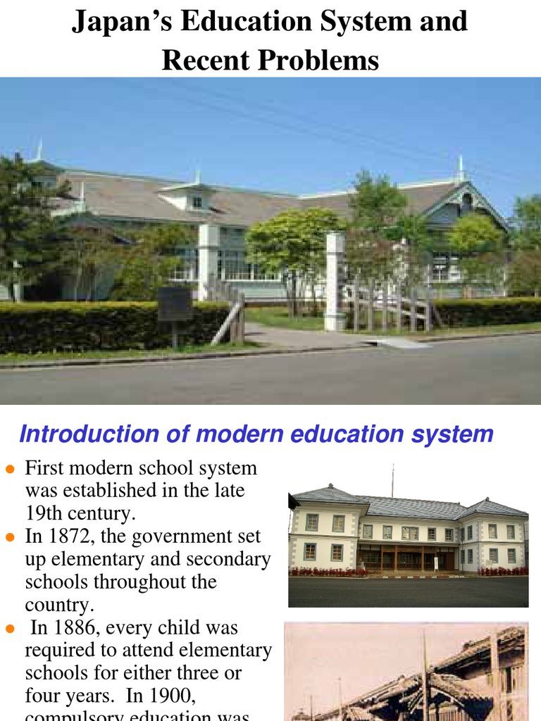 Japan's Education System and Recent Problems | PDF | Secondary School ...