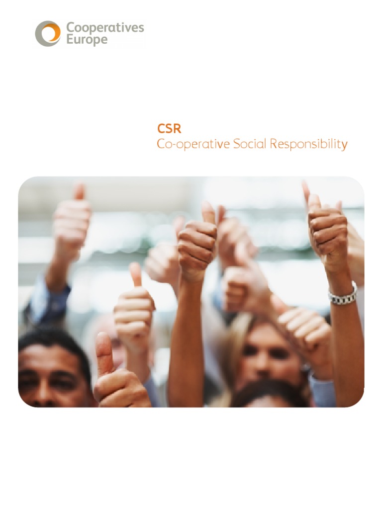 Cooperative Social Responsibility Leaflet 120606 | PDF | Cooperative ...