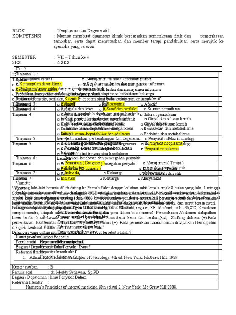 Contoh Soal Ukdi Osce | PDF