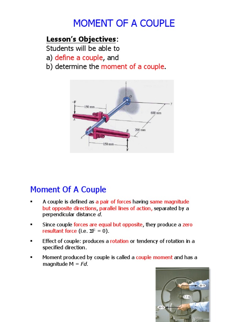 PDF Ch3B Couple Static | PDF | Norm (Mathematics) | Force