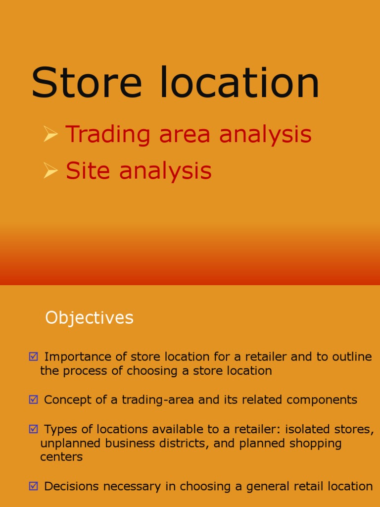 Store Location Analysis in Retail | PDF | Retail | Geographic ...