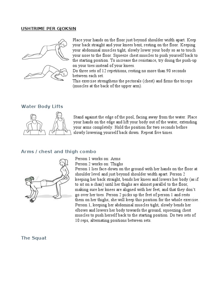 Ushtrime Per Muskuj | PDF | Primate Anatomy | Lower Limb Anatomy