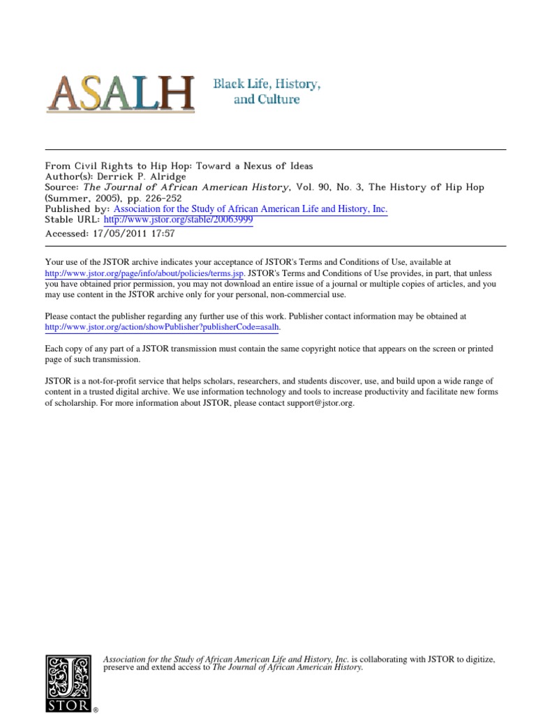 From Civil Rights To Hip Hop | PDF | Hip Hop | Disc Jockey