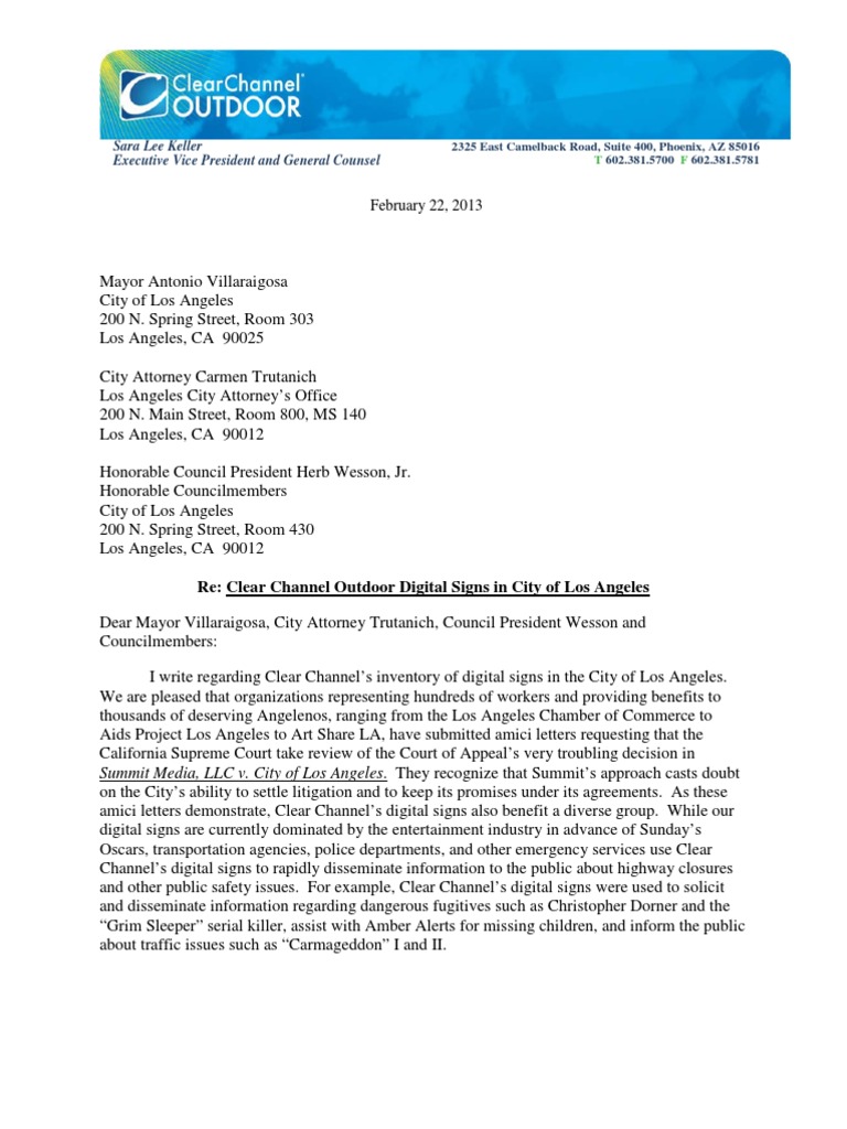 CCO 2 - 22 Letter | Download Free PDF | Settlement (Litigation) | Lawsuit