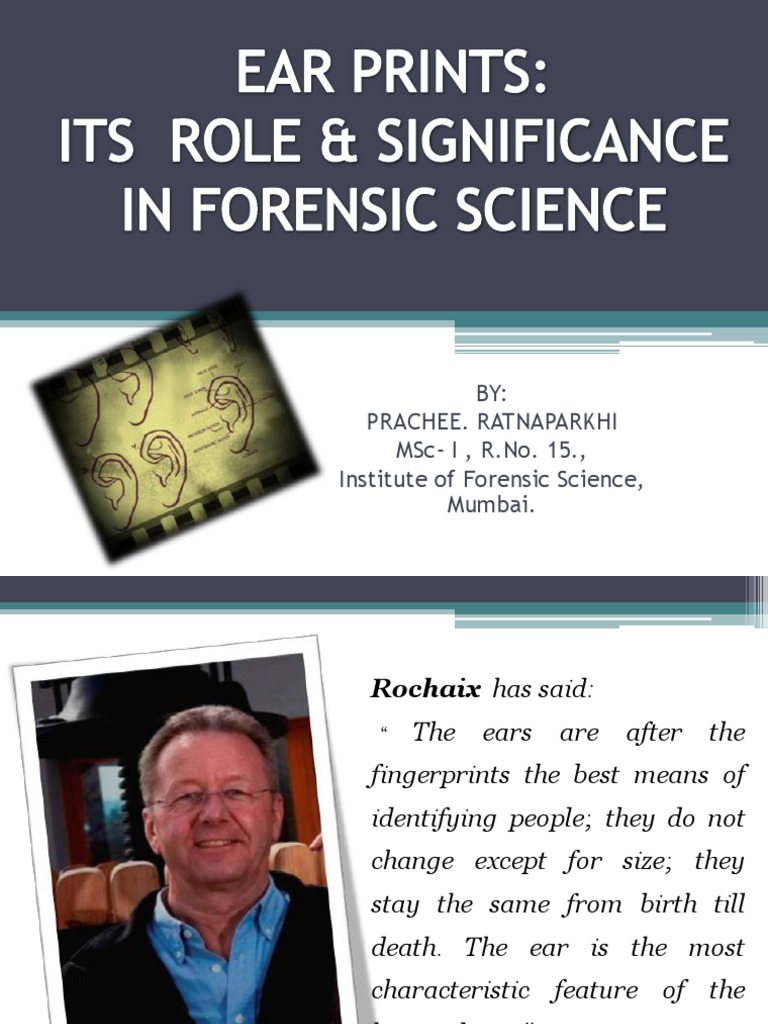 Ear Print | PDF | Fingerprint | Ear