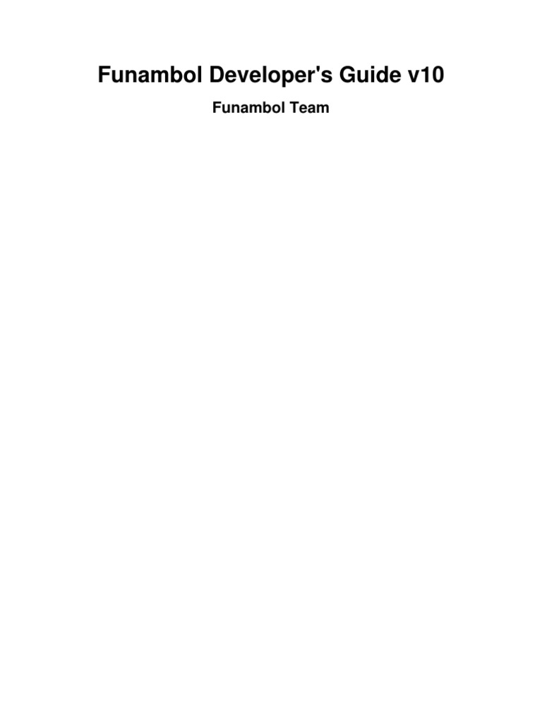 Funambol Developers Guide v10 0 | PDF | Load Balancing (Computing) | Email