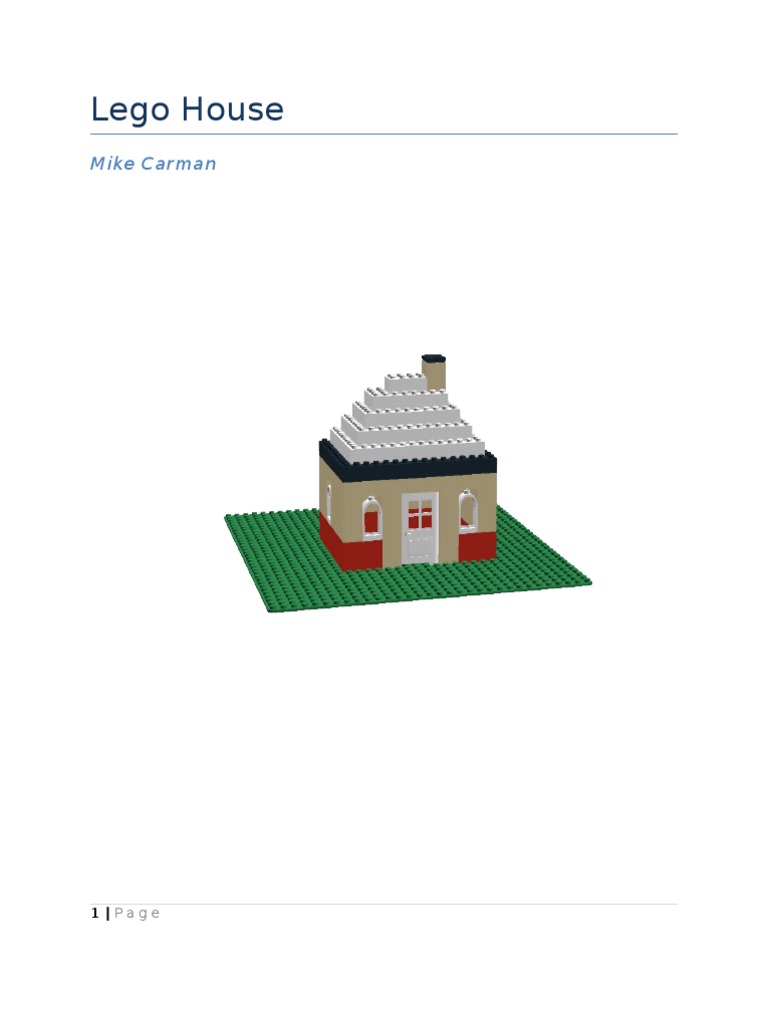 Lego House Instructions | PDF | Chimney | Lego