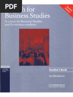 English For Business Studies - Book PDF | PDF
