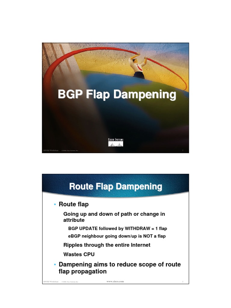 BGP Flap Dampening | PDF | Network Architecture | Internet