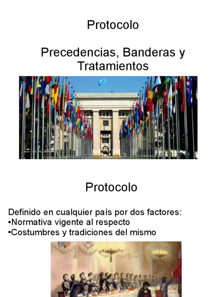 Protocolo Precedencias | PDF | Bandera | España